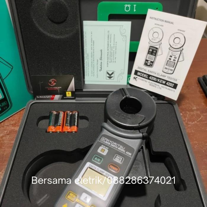 Jual Digital earth clamp tester kyoritsu kew 4200 tang amper digital ...