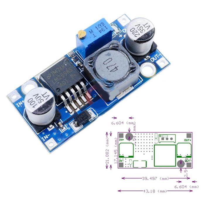 Jual Modul Power Supply Step Down DC-DC 3A LM2596s - Kab. Tangerang ...