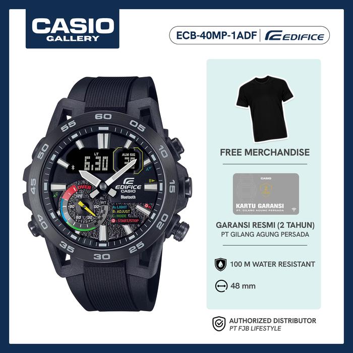 Promo Jam Tangan Pria Casio Edifice ECB-40MP-1ADF Original Analog Digital Cicil 0% 3x - Jakarta ...