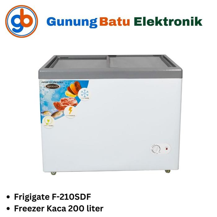 Jual FRIGIGATE Freezer Box Kaca 200 liter F-210SDF LV Original Resmi ...