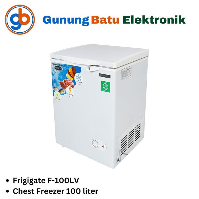 Jual FRIGIGATE Chest Freezer F-100 LV Original Resmi Freezer Box F100 ...