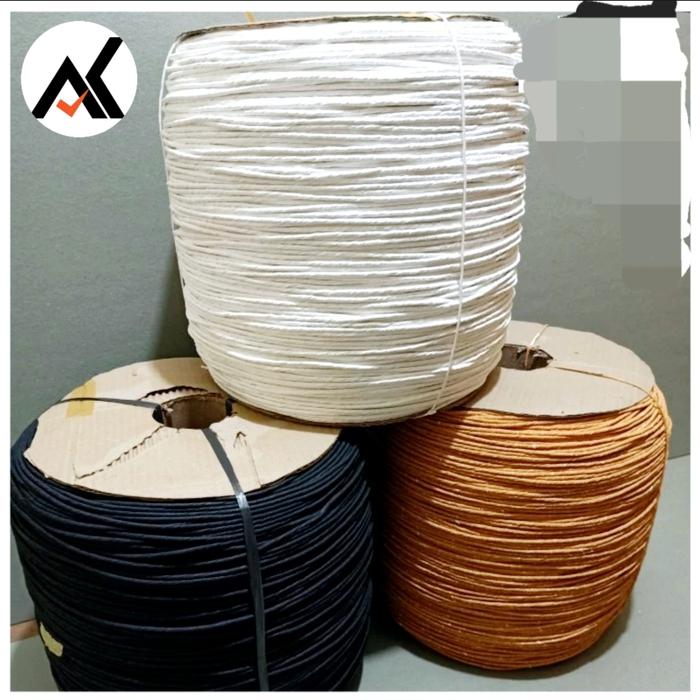 Jual Tali kertas / paper bag rope 2mm panjang 50 meter - Jakarta Barat ...