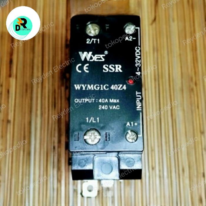 Jual SSR Wyes WYMG1C 40Z4 1 Phase Input 4-32 Vdc 40 Ampere Original ...