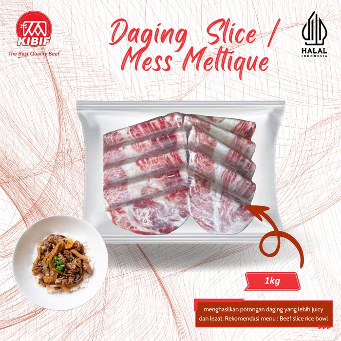 Jual Daging Slice / Mess Meltique Porsi 1kg - Kab. Bogor - Kibif Bizhub ...