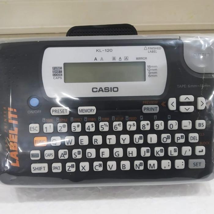 Jual Casio Label printer/CASIO Ez-Label/CASIO KL-120W/READY/ORIGINAL ...