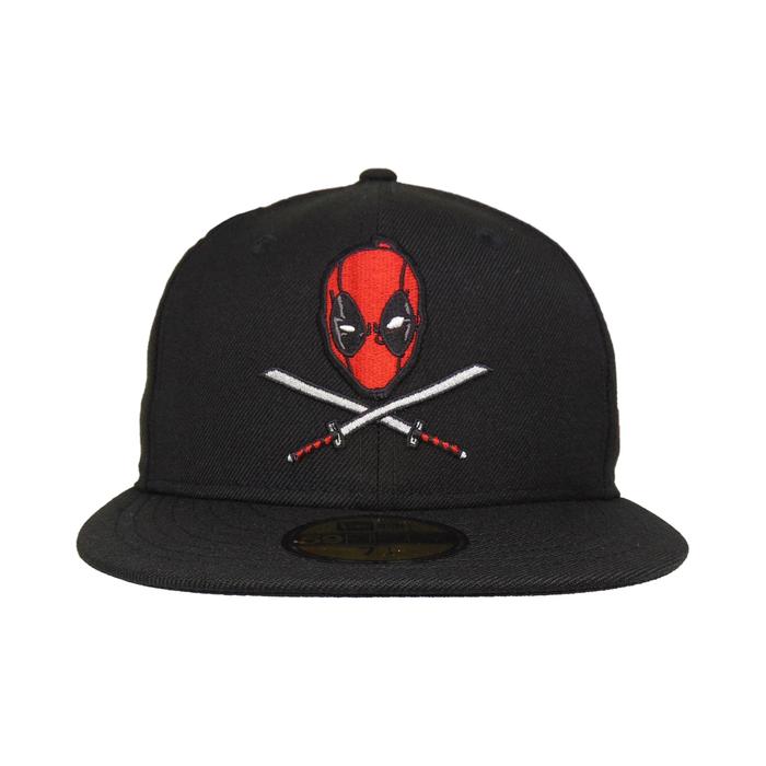 Jual MARVEL DEADPOOL JUSTFITTEDS EXCLUSIVE NEW ERA 59FIFTY CAP BLACK ...