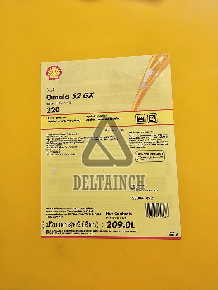 Jual Oli Shell Omala S2 GX 220 - (ISO VG 220 Drum 209Lt) - Kab ...