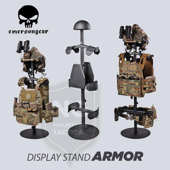 Jual Emerson Gear Tactical Vest Helmet Display Stand Full Body Armor ...