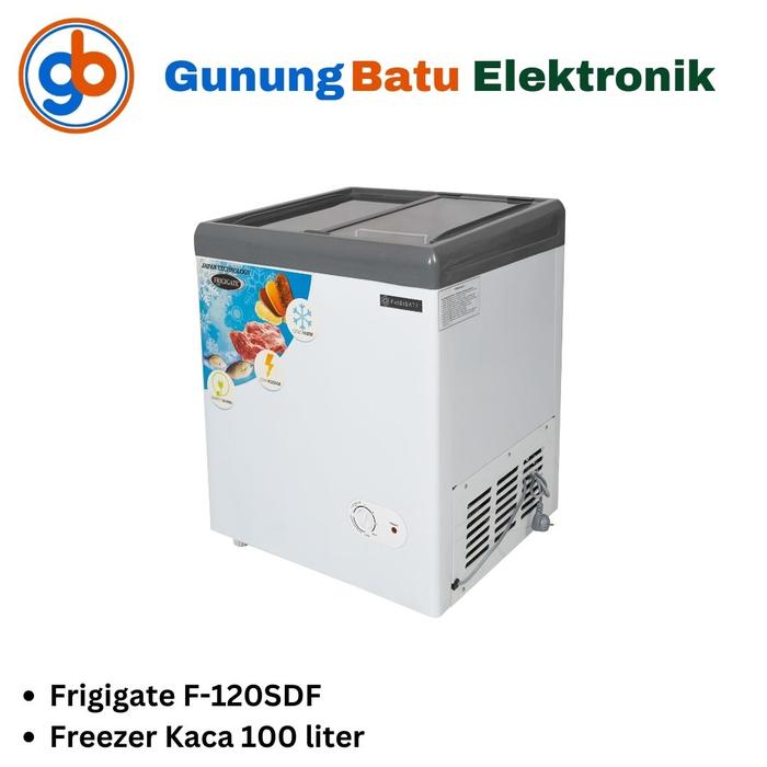 Jual FRIGIGATE Freezer Box Kaca 100 liter F-120 SDF LV Original Resmi ...