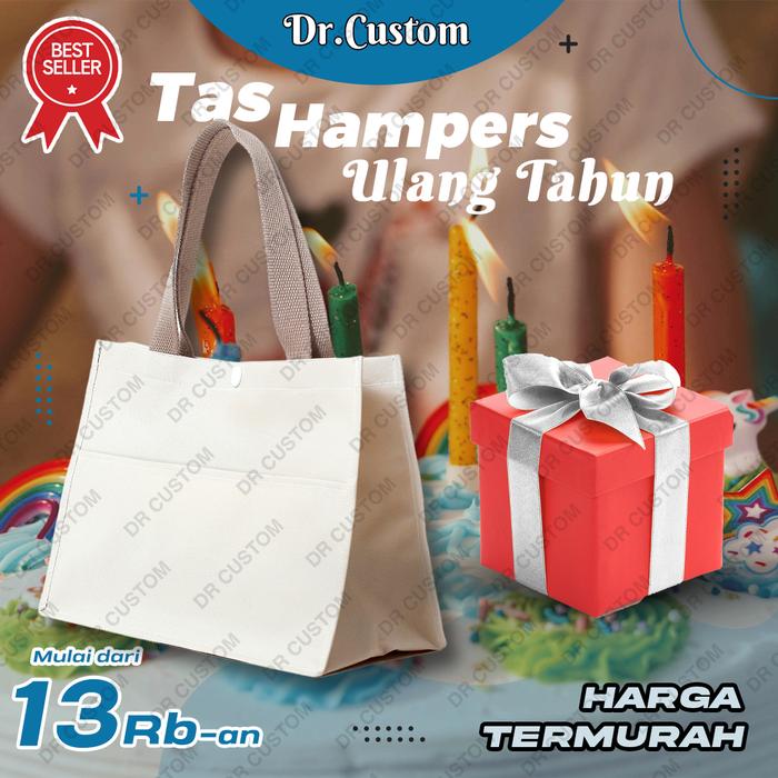 Promo Tas Hampers Ulang Tahun -Tas Sovenir-Tas Jinjing-Totebag Sovenir ...