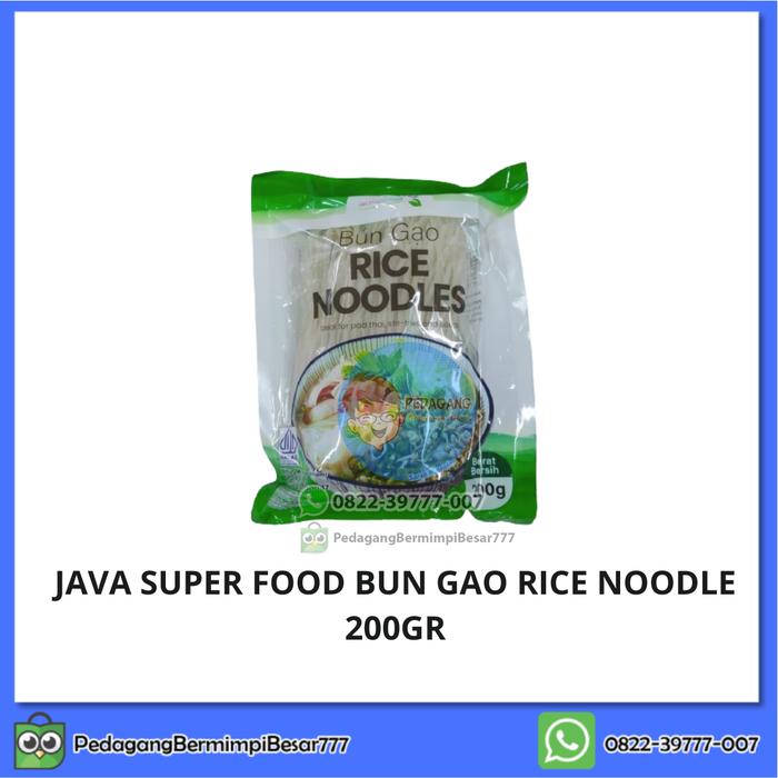 Jual Java Super Food Halal Food Bun Gao Kwetiaw 200gr | Mie Beras Vietnam - Jakarta Barat ...