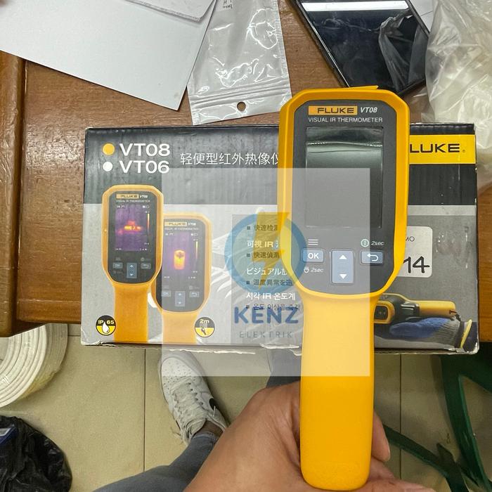 Jual FLUKE VT08 visual IR Thermometer thermal gun camera VT-08 original ...