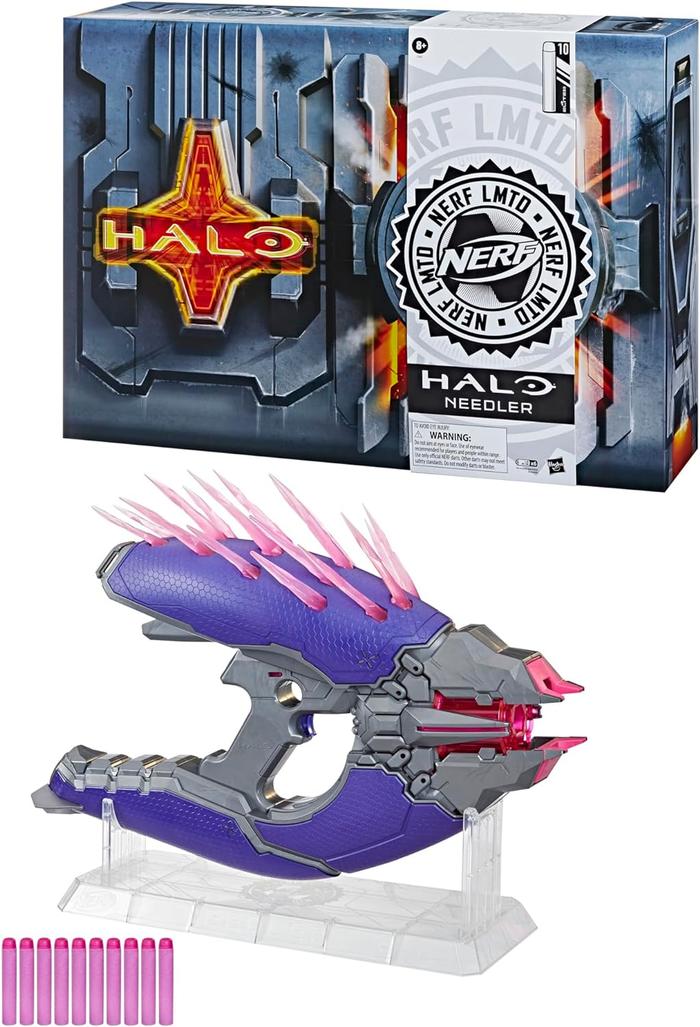 Jual NERF LMTD Halo Needler Dart-Firing Blaster, Light-Up Needles ...