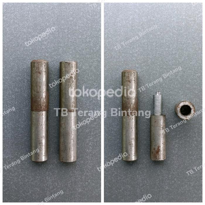 Jual Engsel Pagar Pintu Engsel Bubut As Besi Roniser 1/2" Inch - Kota ...