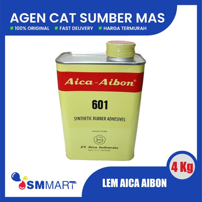 Jual LEM KUNING AICA AIBON 4KG /LEM SERBAGUNA KAYU KARPET HPL - Jakarta ...