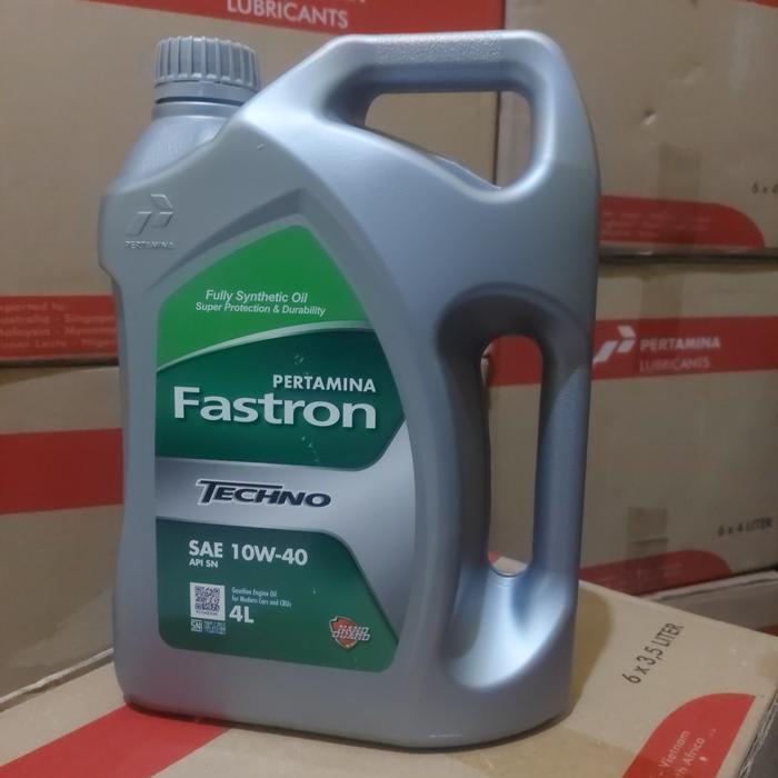 Jual OLI MOBIL FASTRON TECHNO 10w-40 API SN 4 l | PERTAMINA ENGINE OIL ...