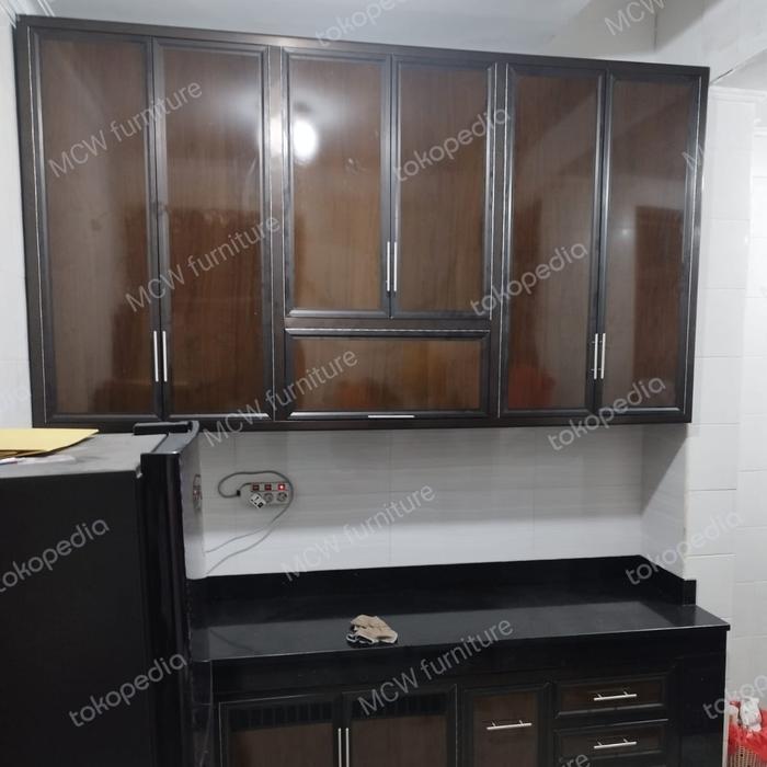 Jual Custom Kitchen Set Aluminium+acp Coklat/imelda. Tangki Lio Timur ...