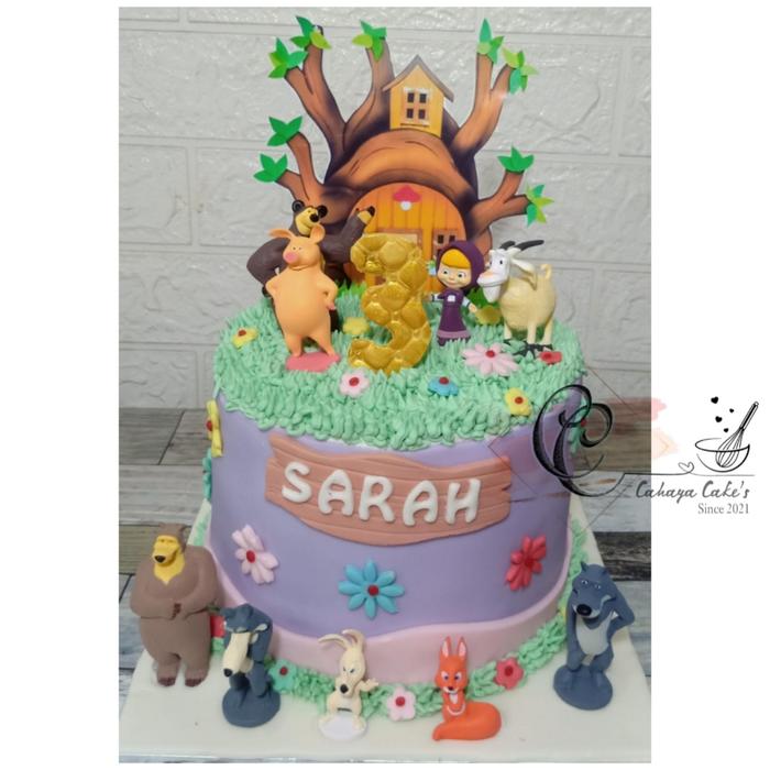 Jual Marsha and The Bear Cake / Kue Ulang Tahun Marsha And The Bear ...