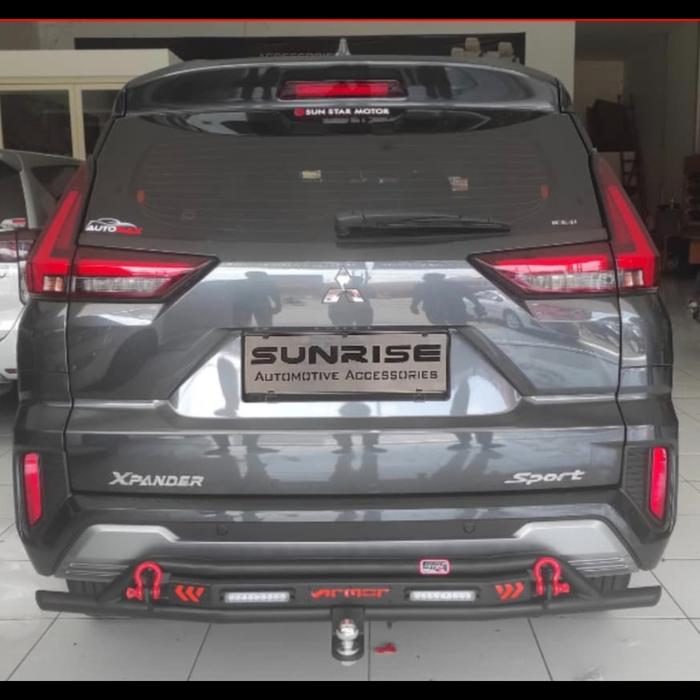 Jual BUMPER RHINO TOWING ARMOR MITSUBISHI XPANDER WITH LAMP SUPER ...