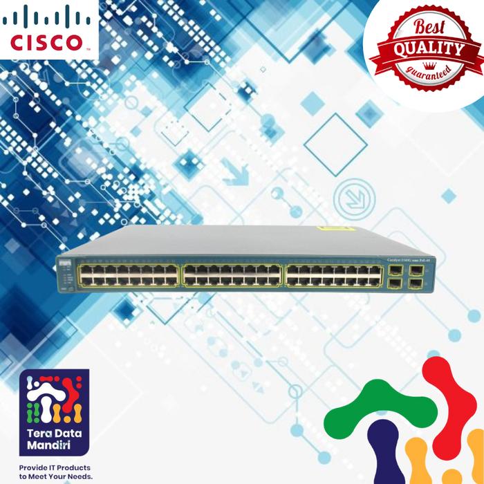 Jual Cisco catalyst 3560G series PoE-48 gigabit Type / WS-C3560G-48PS-S ...