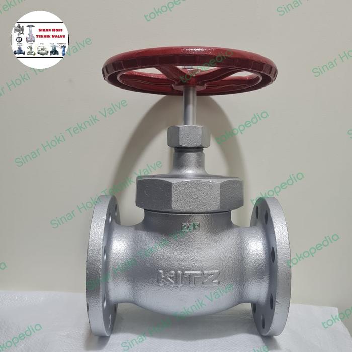 Jual Globe Valve Kitz 2" inch FCD-S DN50 JIS 10K Cast Iron Steam Flange - Jakarta Barat - Sinar ...