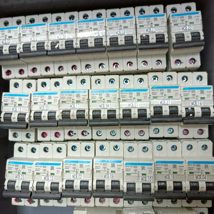 Jual mcb AC 20a 2p breaker SNI standard PLN MCB TECS JAPAN C20 original ...