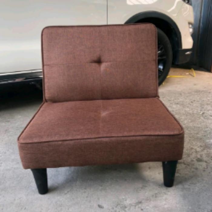 Jual Sofa Bed Reclining Minimalis 1 Dudukan Anti Kempes Busa Kursi ...