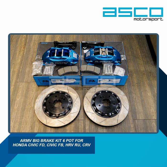 Jual ARMV Big Brake Kit 6 Pot For Honda Civic FD, Civic FB, HRV RU, CRV - Jakarta Timur - ASCO ...