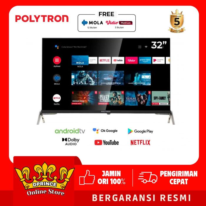 Promo POLYTRON PLD32AG5959 Smart Android Digital Mola TV 32inch PLD 32AG5959 Cicil 0% 3x ...