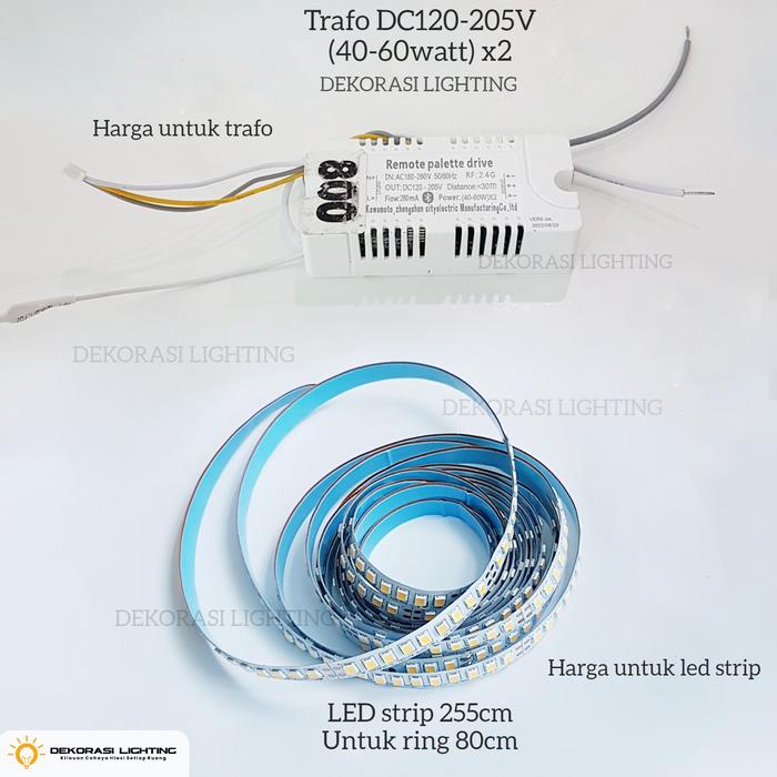 Jual Trafo led strip cahaya 3warna untuk lampu dinding lampu gantung ...