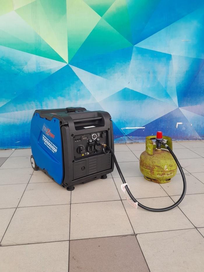 Jual Genset 5 KVA 4000 Watt Dual Fuel Gas & Bensin Tsuzumi TIG5000iSDF ...