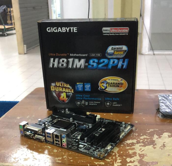 Jual MOTHERBOARD GIGABYTE H81M-S2PH LGA 1150 DDR3 - Kota Surabaya - k ...