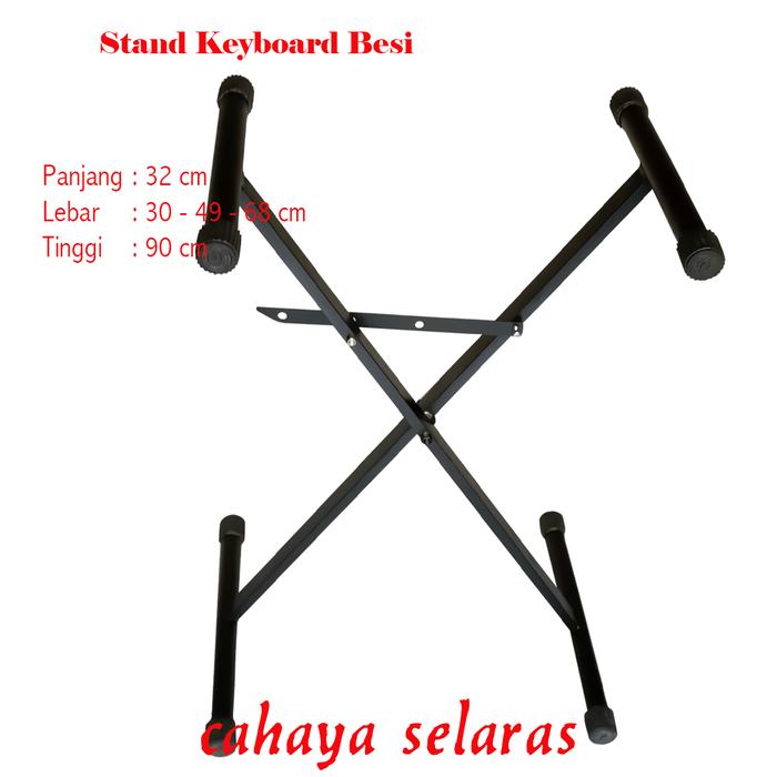 Jual Stand Keyboard Single Silang Bahan Besi Di Seller Sunshop ...