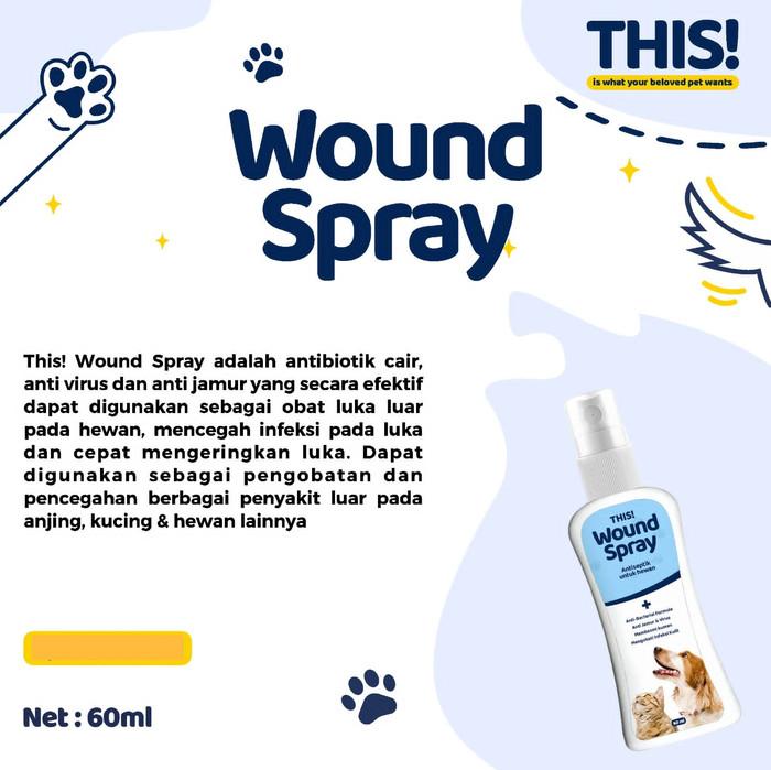 Jual This Pet Wound Spray 60ml - Spray untuk Luka Hewan 60ml - Jakarta ...
