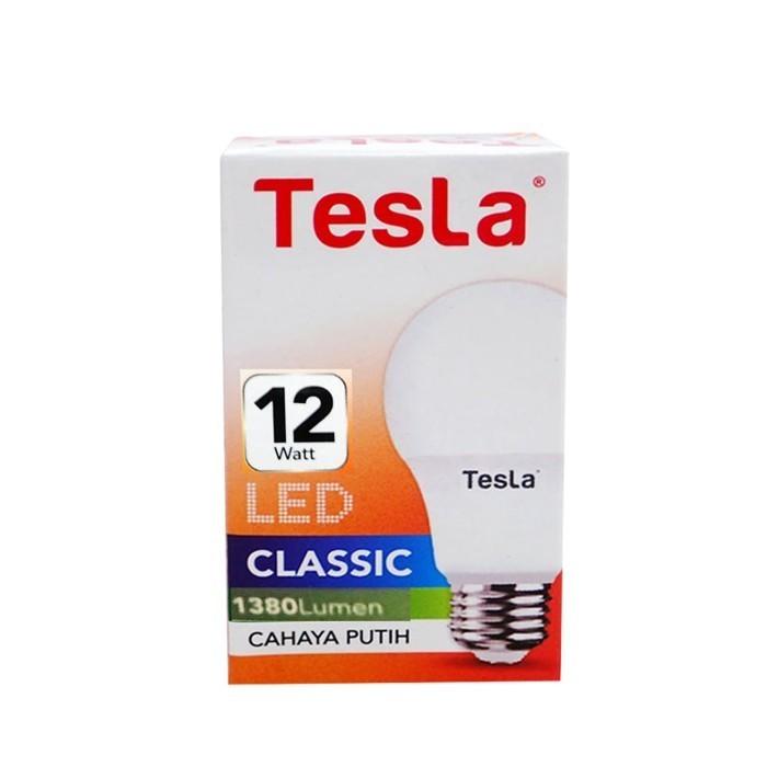 Jual Lampu Bohlam LED Bulb TESLA CLASSIC 12W E27 220V Sinar Putih ...
