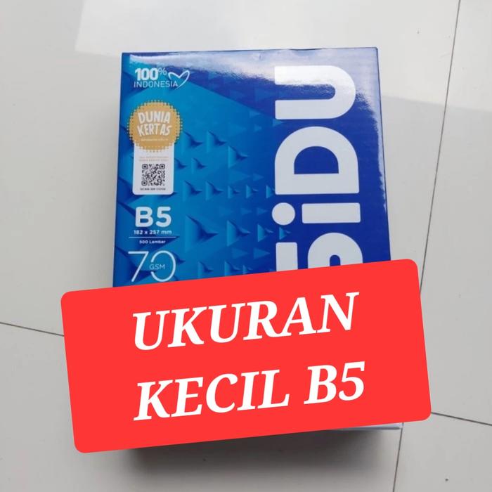 Jual HVS Putih Polos Sinar Dunia B5 70 Gram 182x257mm - 1 Rim Isi 500 Lbr - Kota Surakarta ...