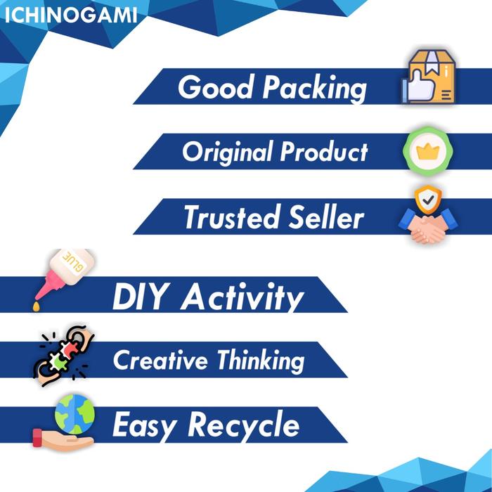 Jual Papercraft (diy) Transjakarta Series, Isi 1 Set Press Out ...