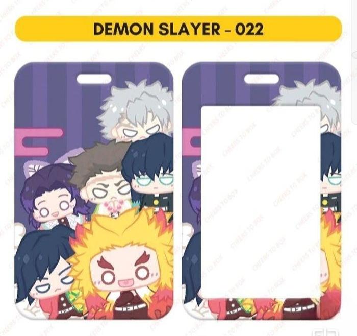Jual Lanyard Demon Slayer Tanpa Tali / Name Tag Tanjiro Demon Slayer ...