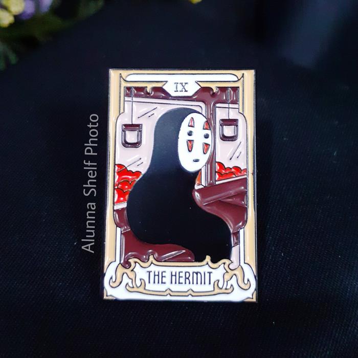 Jual Pin Enamel Tarot No Face Totoro Howl Kiki Ponyo | Bros Aksesoris ...