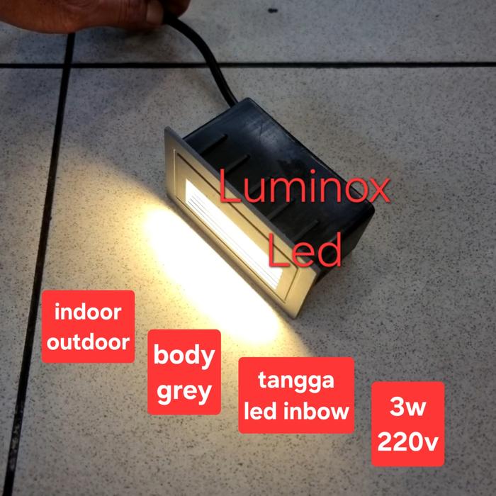 Jual step light tangga led 3watt 3 watt dinding taman outdoor 3w 3 w ...