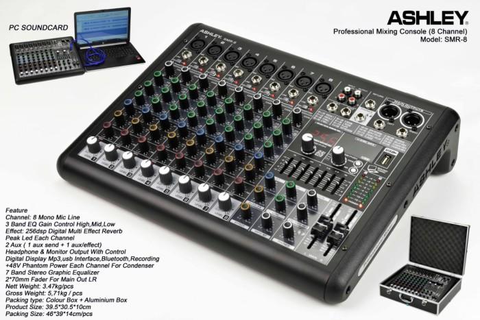 Jual mixer ashley smr 8 channel new bluetooth - Kota Surabaya - ruhart ...