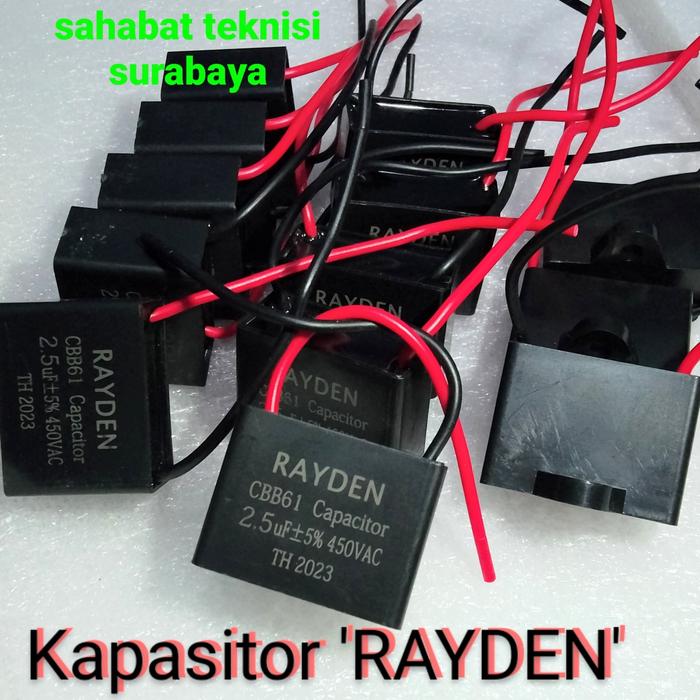Jual kapasitor 2.5uf 450v Rayden | Capacitor 2.5uf 450V - Kota Surabaya ...