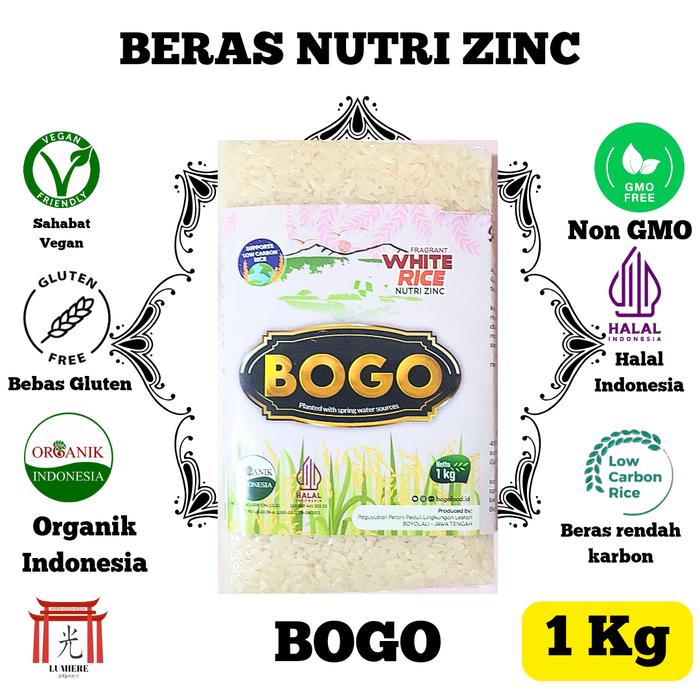 Jual Beras Nutri Zinc, kaya zinc, bagus untuk stunting,Kemasan Vakum ...