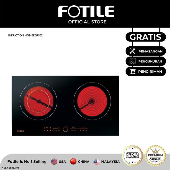 Promo FOTILE Induction Cooker 2 Tungku - EEG75201 - Overheat Protection ...