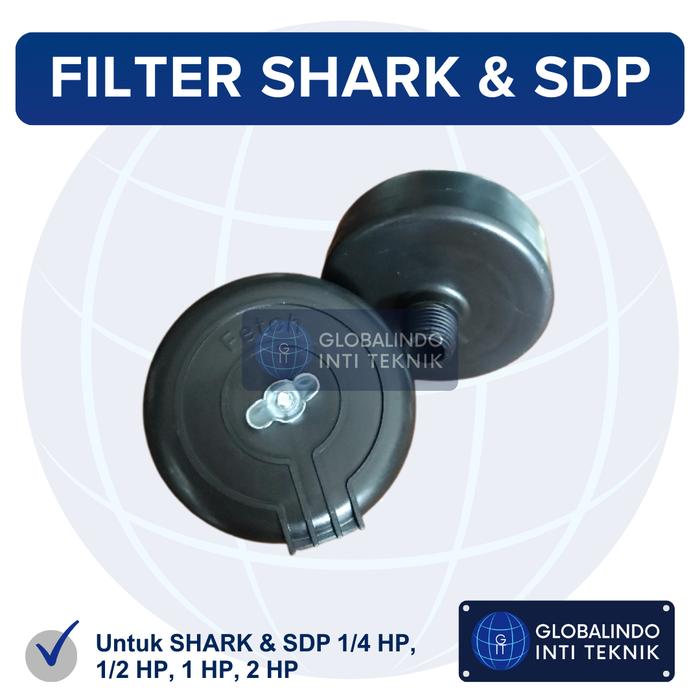 Jual Filter Udara Air Filter Assy Kompresor Angin SHARK SDP 1/4 1/2 1 2 ...