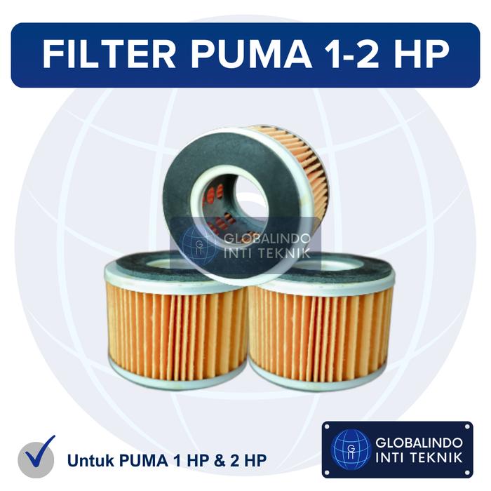 Jual Isi Filter Element Saringan Udara Kompresor Angin PUMA 1 HP & 2 HP ...