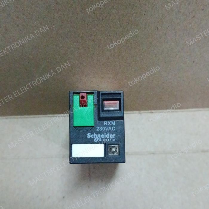 Jual 7363 relay relai rilai schneider rxm4ab2p7 220v ac 220vac = my4n ...