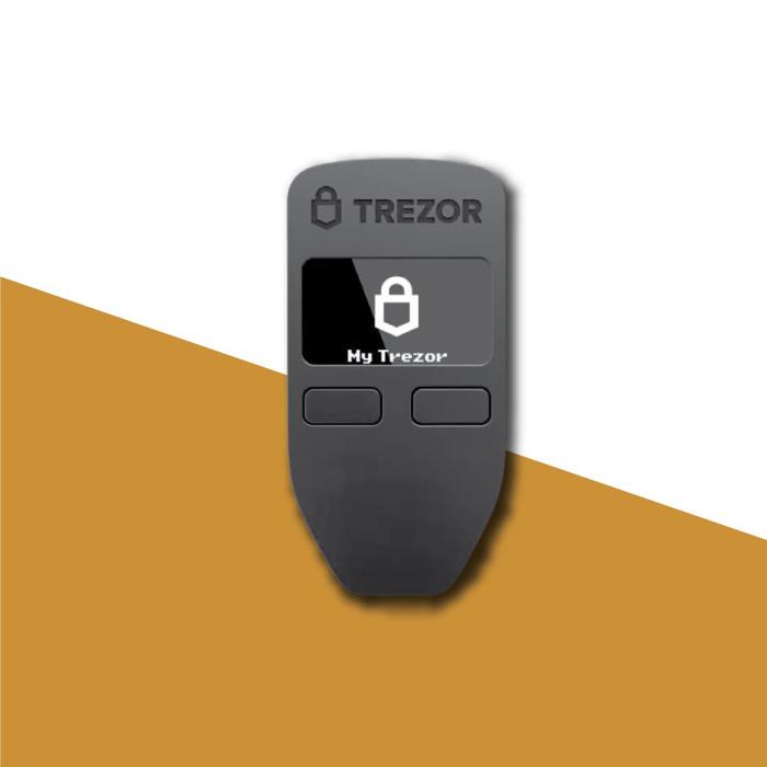 Promo Trezor One Cryptocurrency Crypto Hardware Hard Wallet Dompet ...