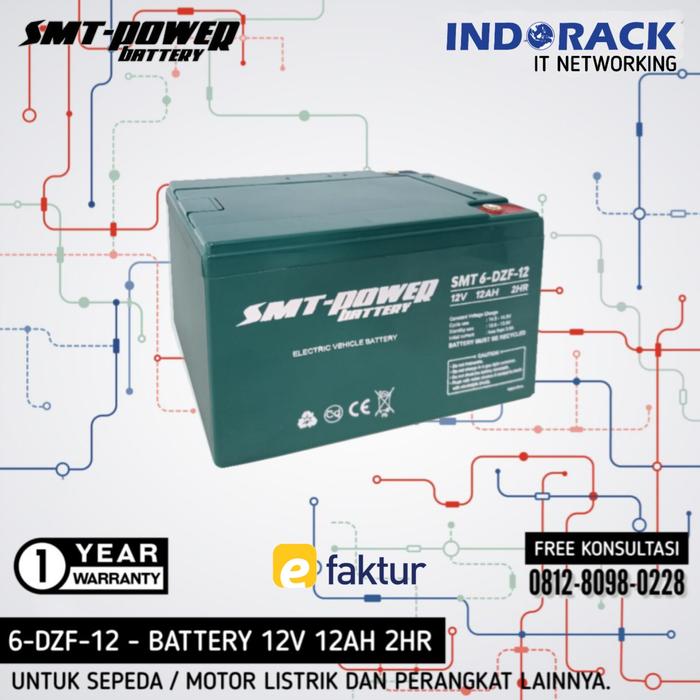Promo 6-DZF-12 Battery 12V 12AH Baterai Sepeda Listrik E-Bike Aki Kering - Jakarta Utara ...