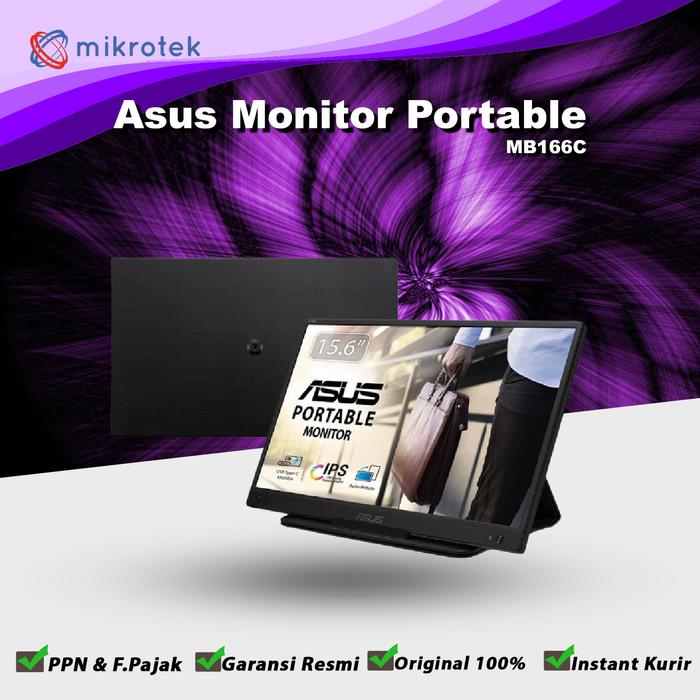 Promo Asus Monitor Portable MB166C 15.6 INCI LED IPS Cicil 0% 3x ...